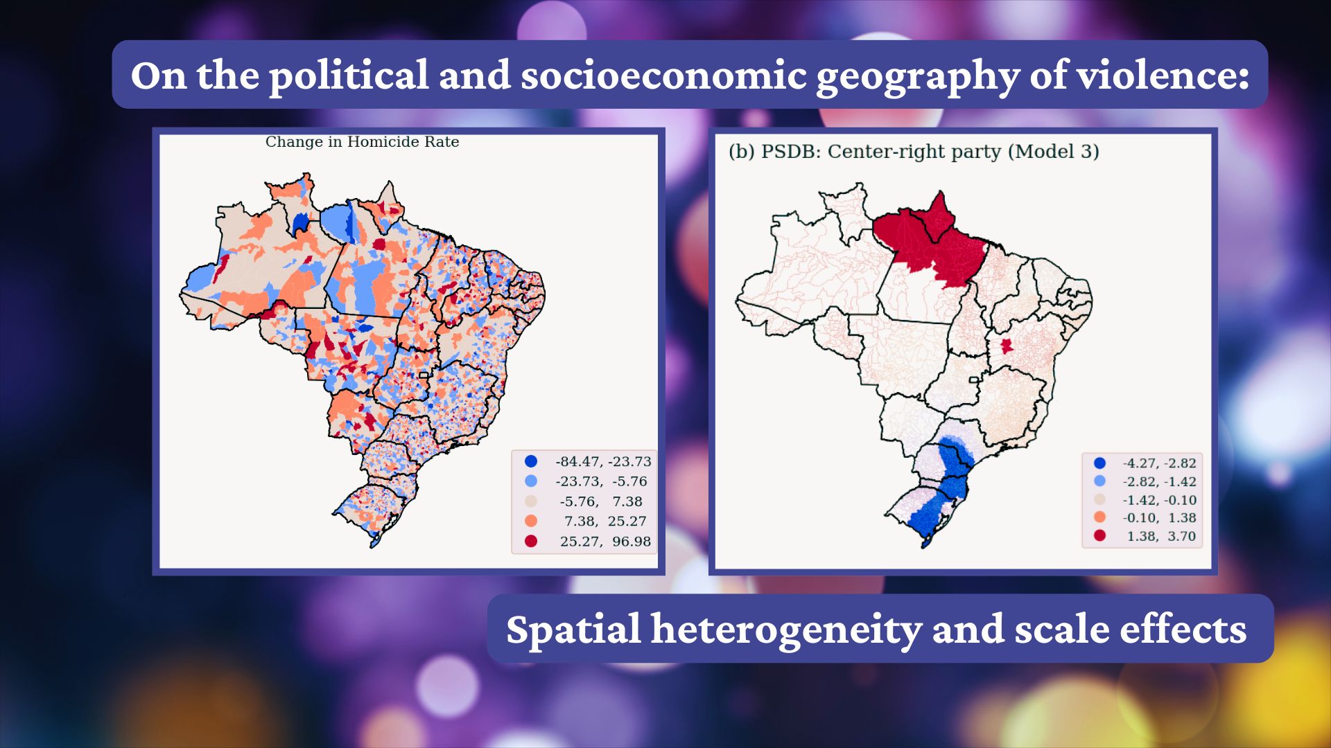 On the political and socioeconomic geography of violence: Spatial ...