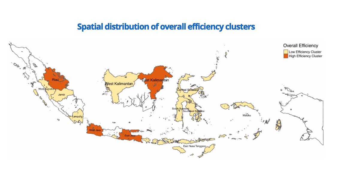 Input Output Efficiency And Regional Convergence Clusters Evidence